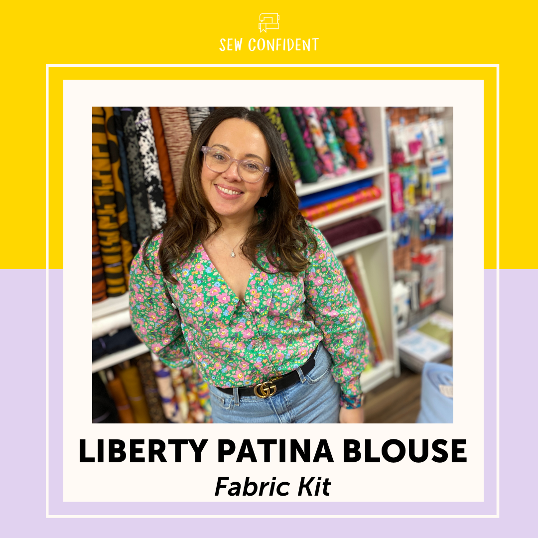 Patina Blouse Liberty Fabric Kit - Sew Confident