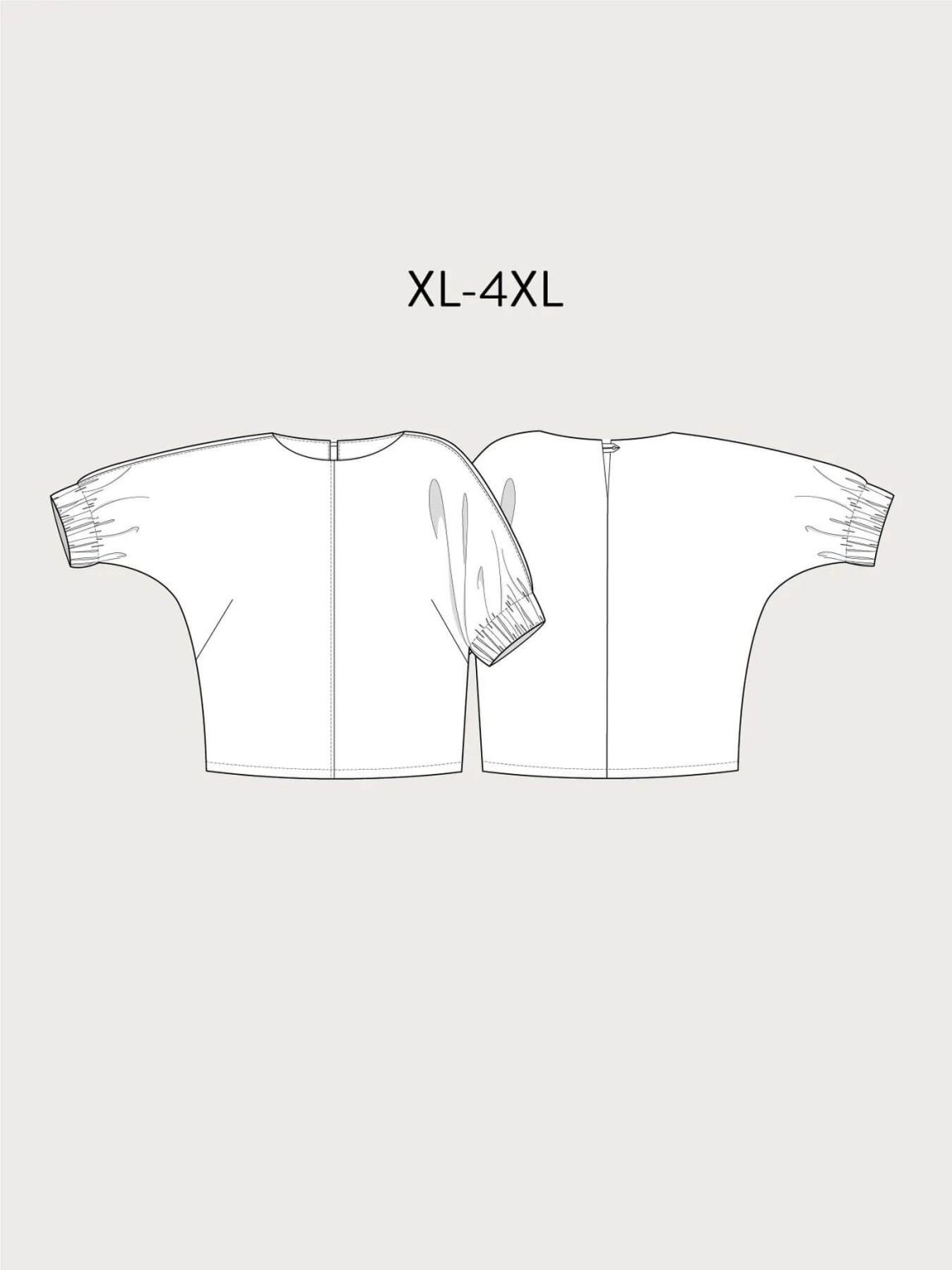 The Assembly Line | Cuff Top Paper Pattern - Sew Confident